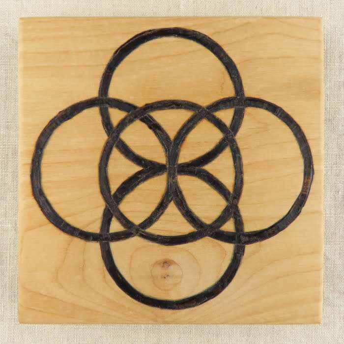 Five Elements Crystal Grid - Aspen | Hermits' Cupboard | Altar