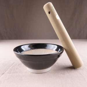 Black Suribachi Asian Mortar and Pestle | Hermits' Cupboard