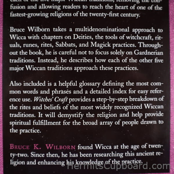 Witches' Craft by Bruce Wilborn | Hermits' Cupboard | Books